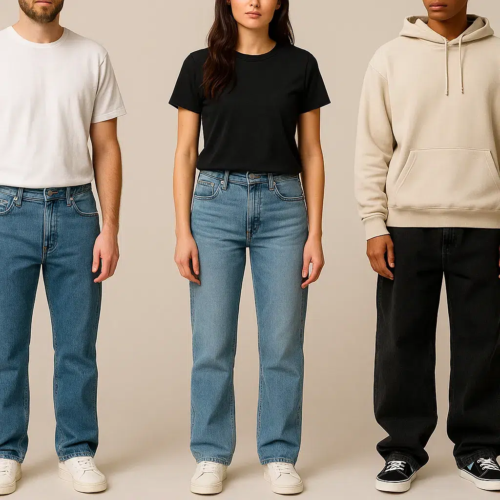 Loose vs. Baggy Jeans: The Right Fit, Fabric & Sizing Guide | Truekung