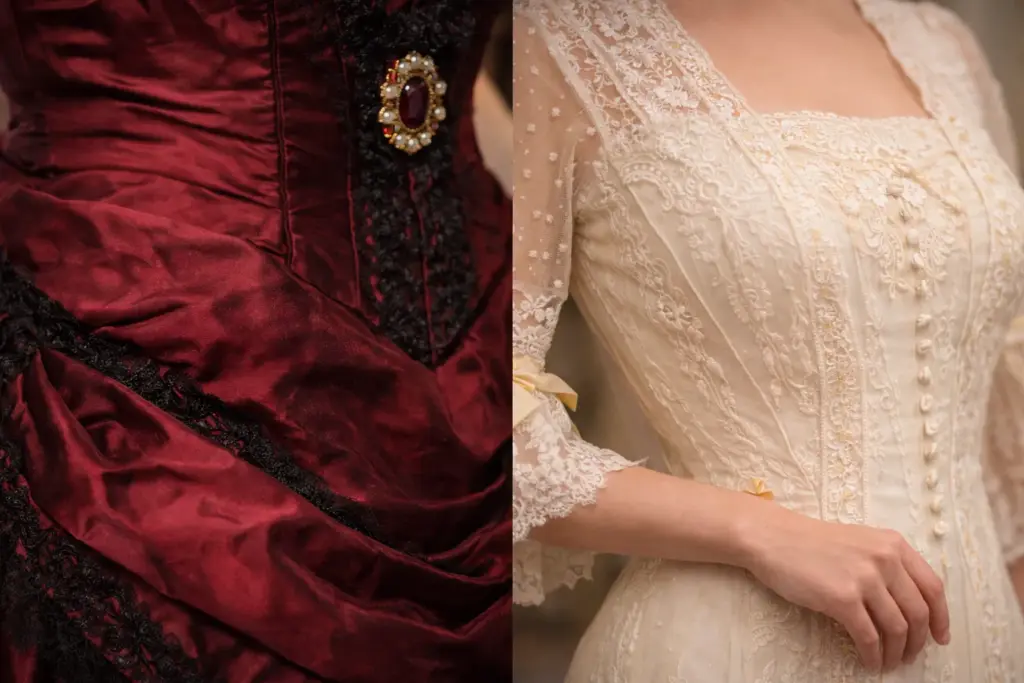 Edwardian vs Victorian Fashion: Dates, Silhouettes, Fabrics & Quick ID ...