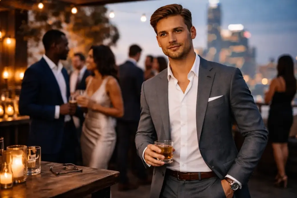 Cocktail Attire for Men: Dress Code Rules + Wedding Looks