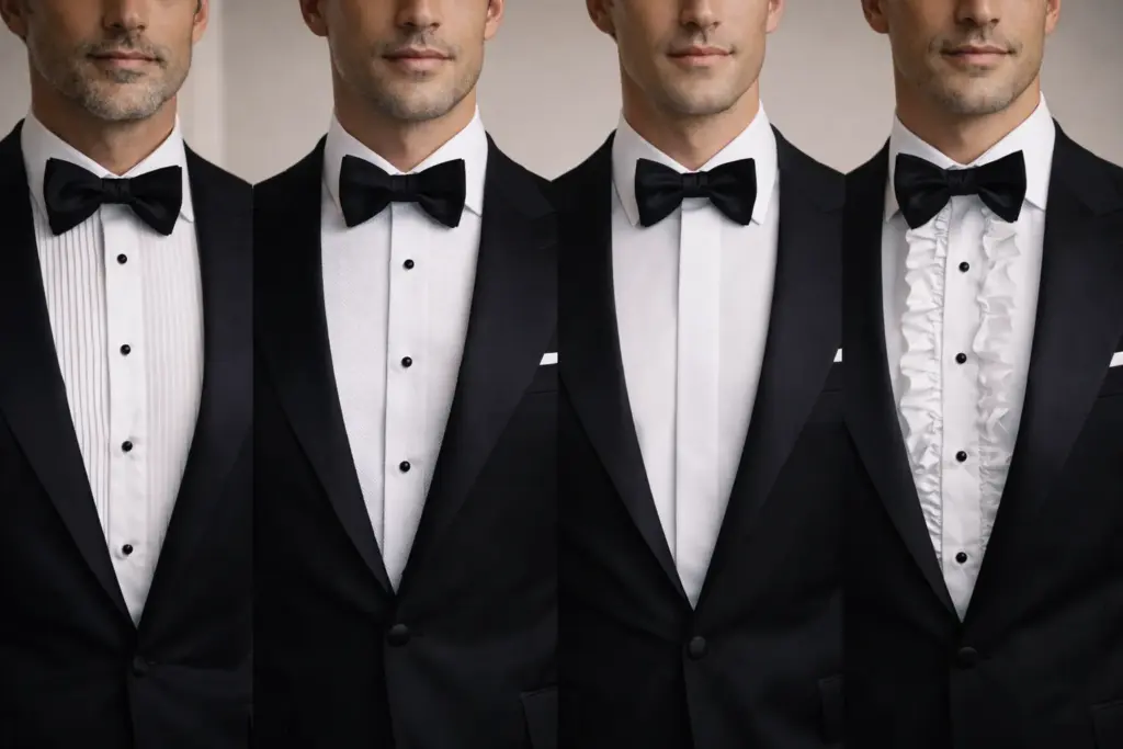 Tuxedo Shirt Guide: Styles, Collars, Studs, and Rules