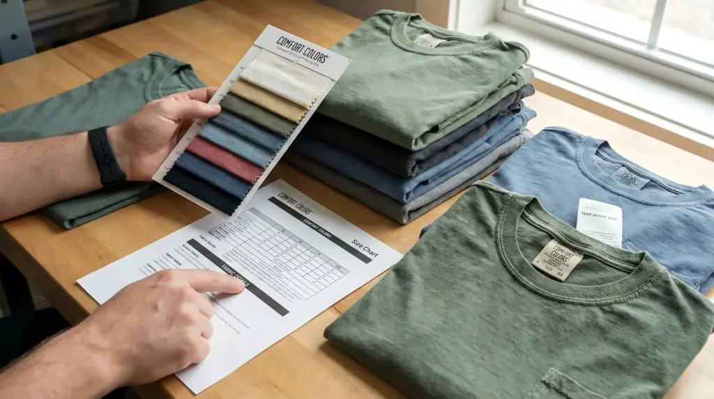 Comfort Colors Shirts: Color Chart, Fit, Sizing & Shrinkage
